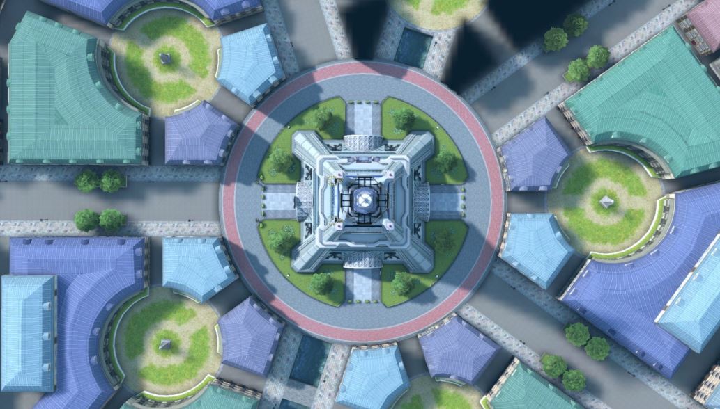 Sakurai shows us Pokémon Luminalia City from an amazing perspective
