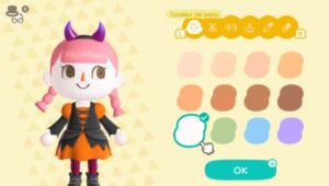 Contact lenses and skin color for Halloween in Animal Crossing: New ...