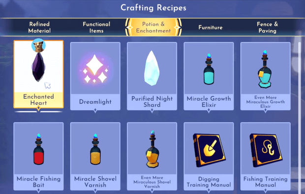Disney Dreamlight Valley - How to Craft Enchanted Heart