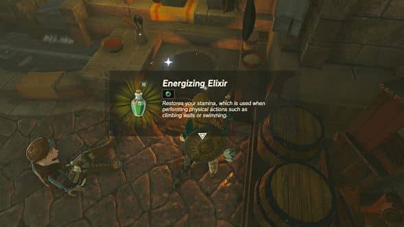 Tears of the Kingdom: How to Make Energizing Elixir