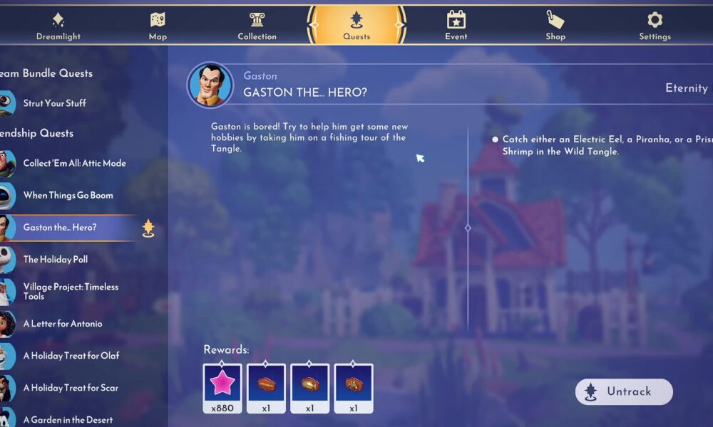 Disney Dreamlight Valley: How to Complete the Gaston the Hero Quest