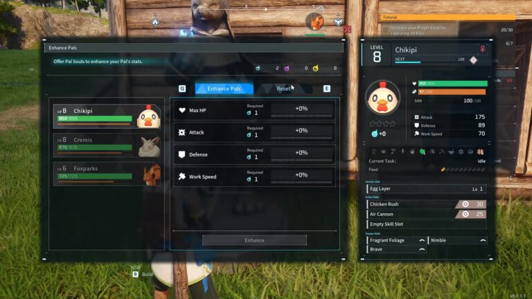 Palworld: How to Increase the Stats of Pals