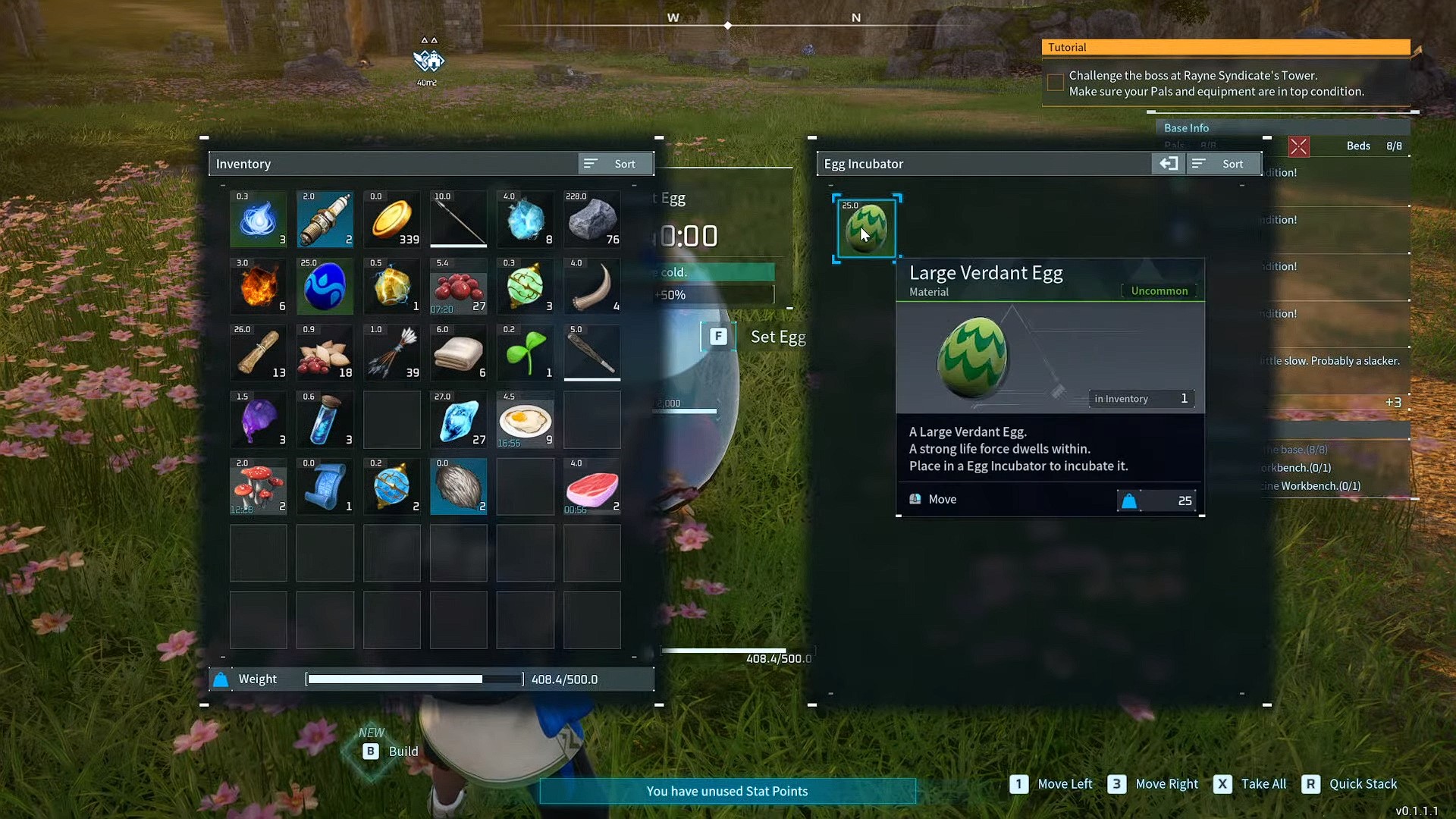 Palworld: How to Hatch Eggs