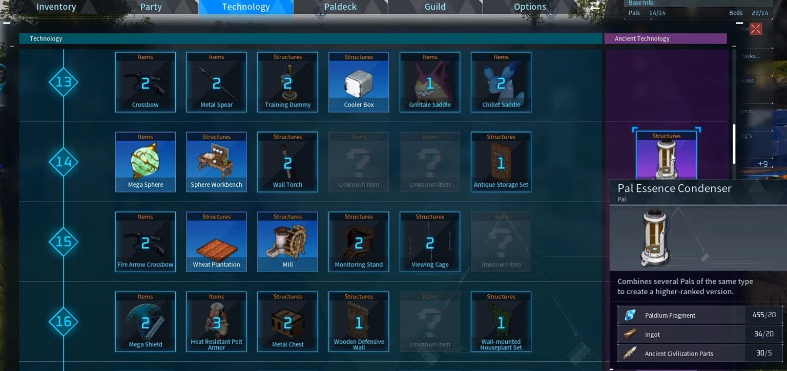 Palworld: How to Get & Use the Pal Essence Condenser