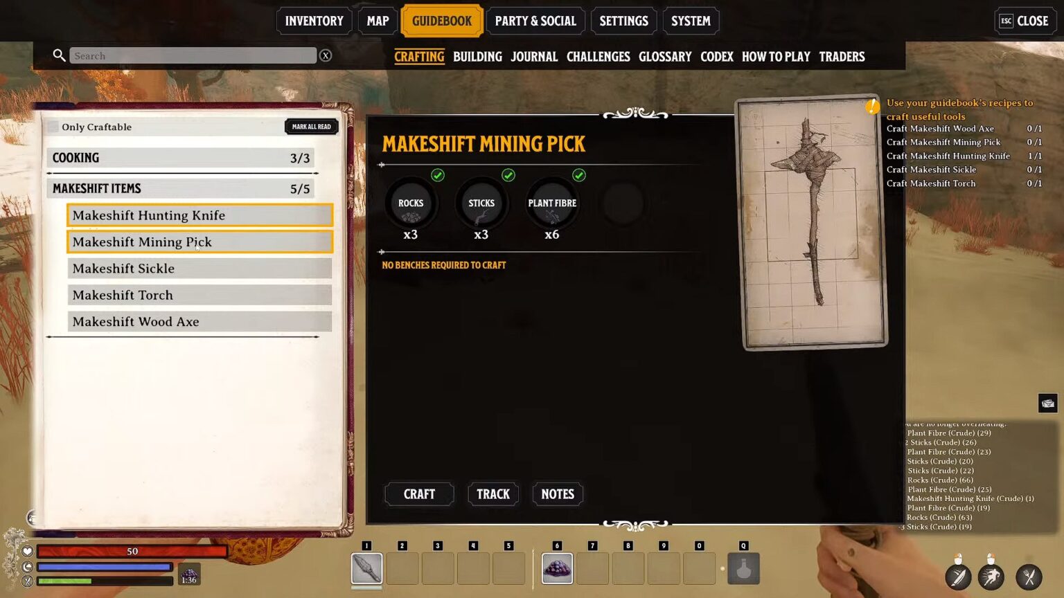 Nightingale: How to Craft All Makeshift Tools