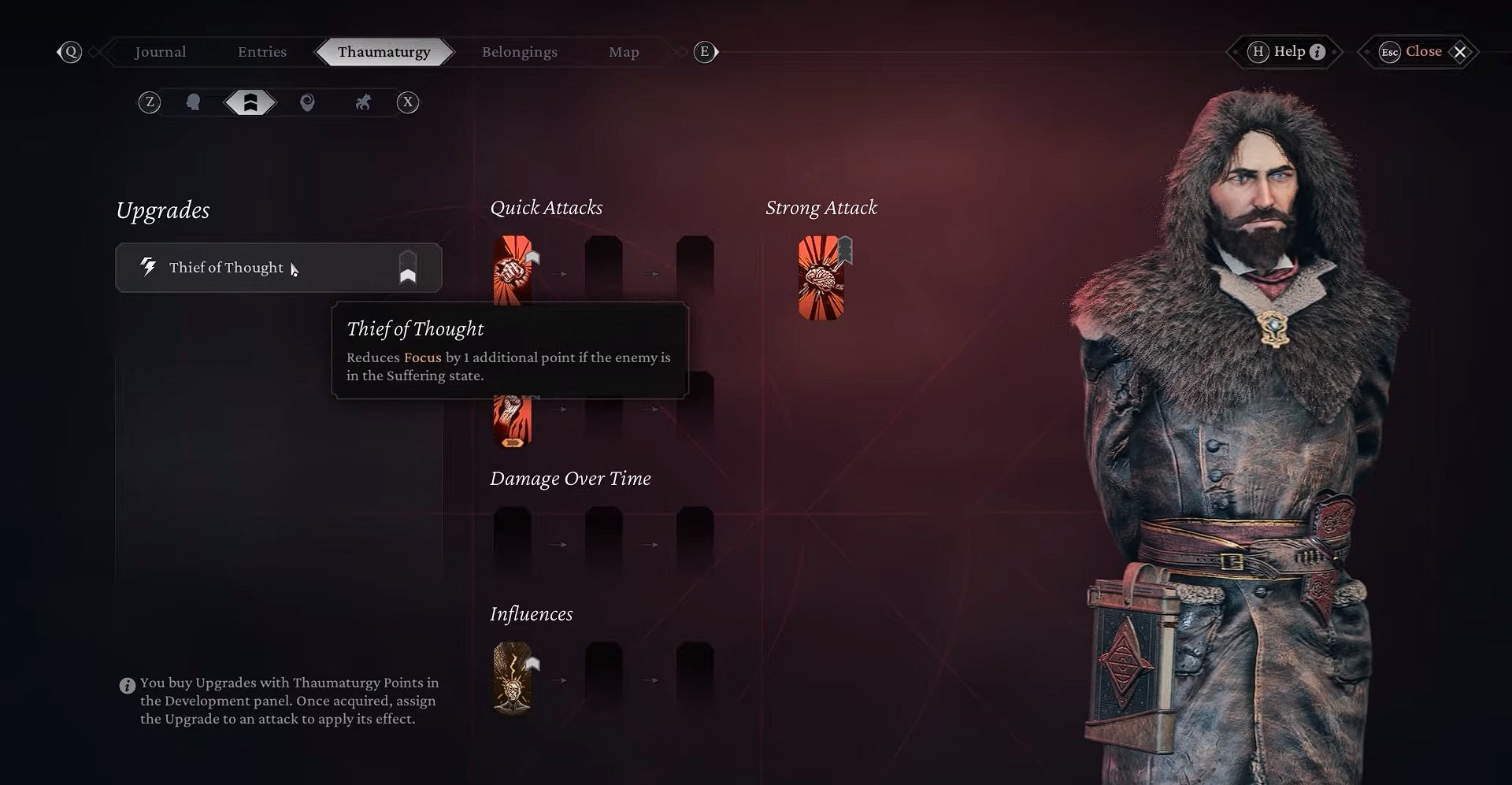 The Thaumaturge: How to Upgrade Skills