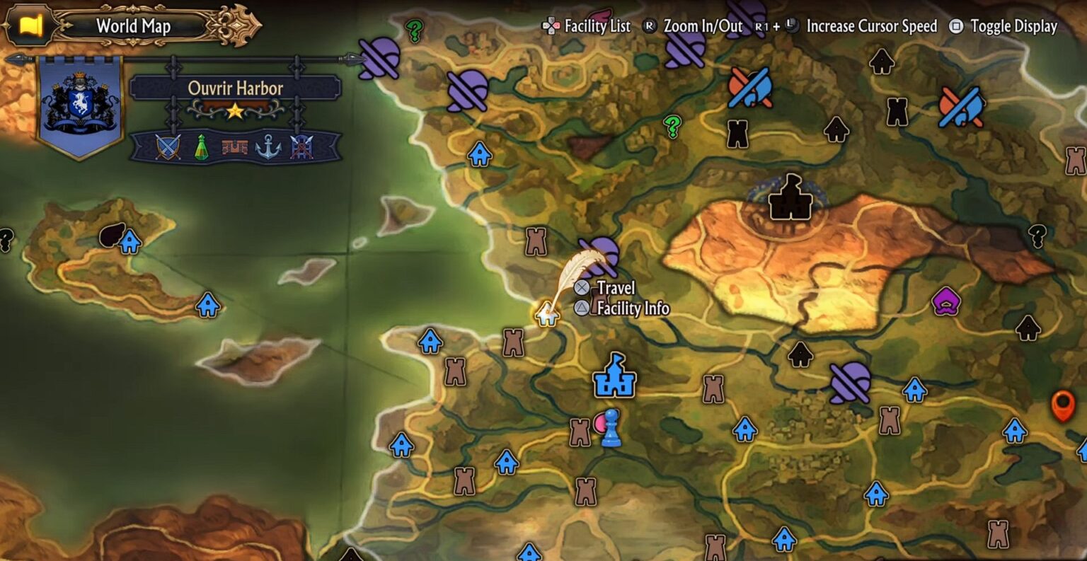 Unicorn Overlord: How to Fast Travel