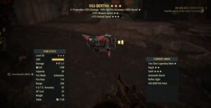 Fallout 76: How to Get the V63-BERTHA – Legendary Weapon