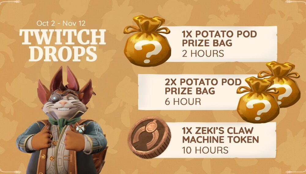 Earn More Potato Pods Via Twitch Drops in Palia Until November 12