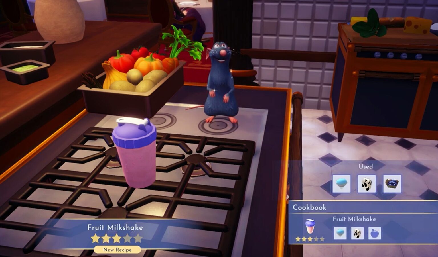 How to Make a Fruit Milkshake in Disney Dreamlight Valley