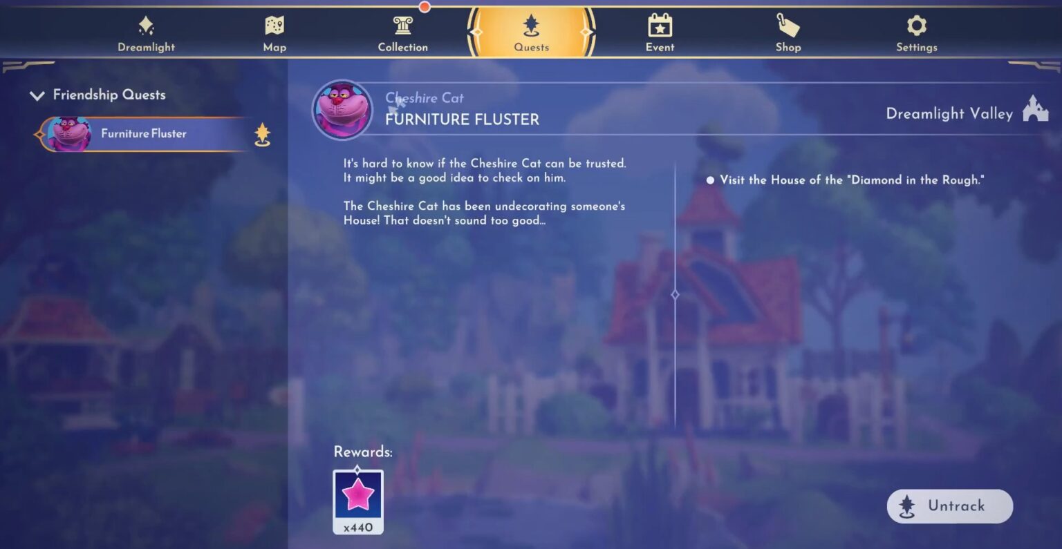 Furniture Fluster Quest – Disney Dreamlight Valley