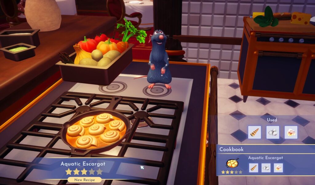 How to Cook Aquatic Escargot in Disney Dreamlight Valley