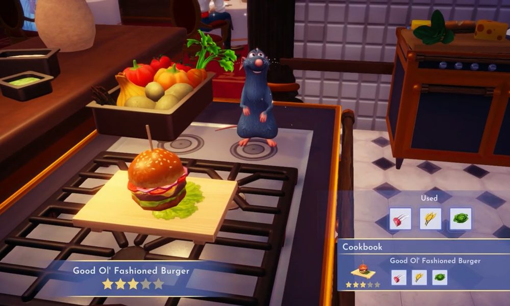 How to Make Good Ol’ Fashioned Burger in Disney Dreamlight Valley