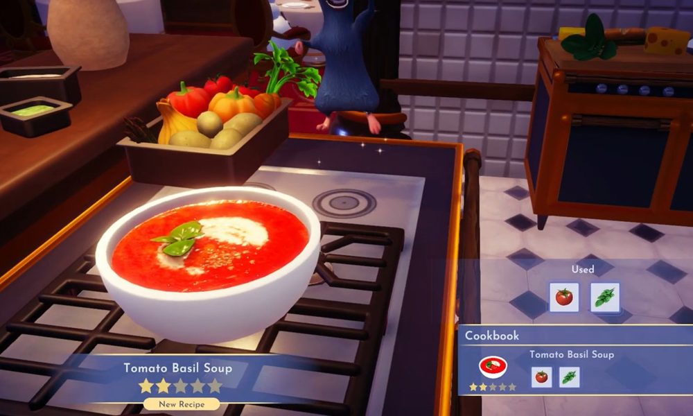 How to Make Tomato Basil Soup in Disney Dreamlight Valley