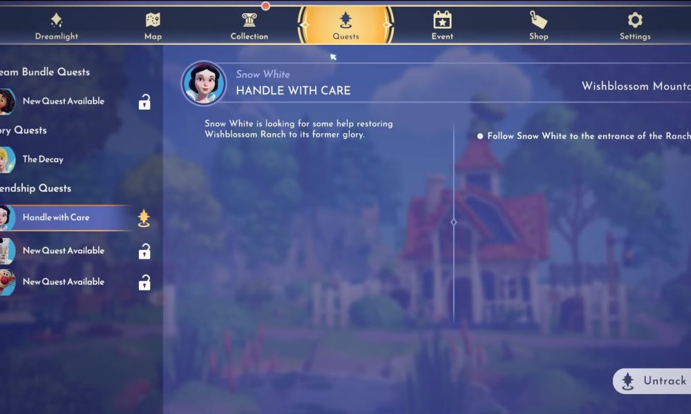 Handle With Care Quest Guide in Disney Dreamlight Valley