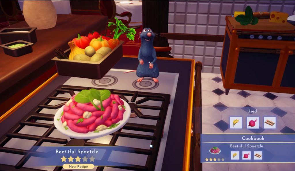 How to Cook Beet-iful Spaetzle in Disney Dreamlight Valley