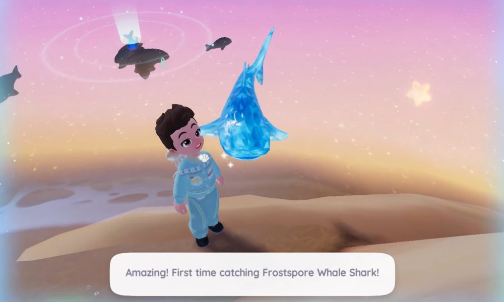 How to Catch Frostspore Whale Shark in Heartopia