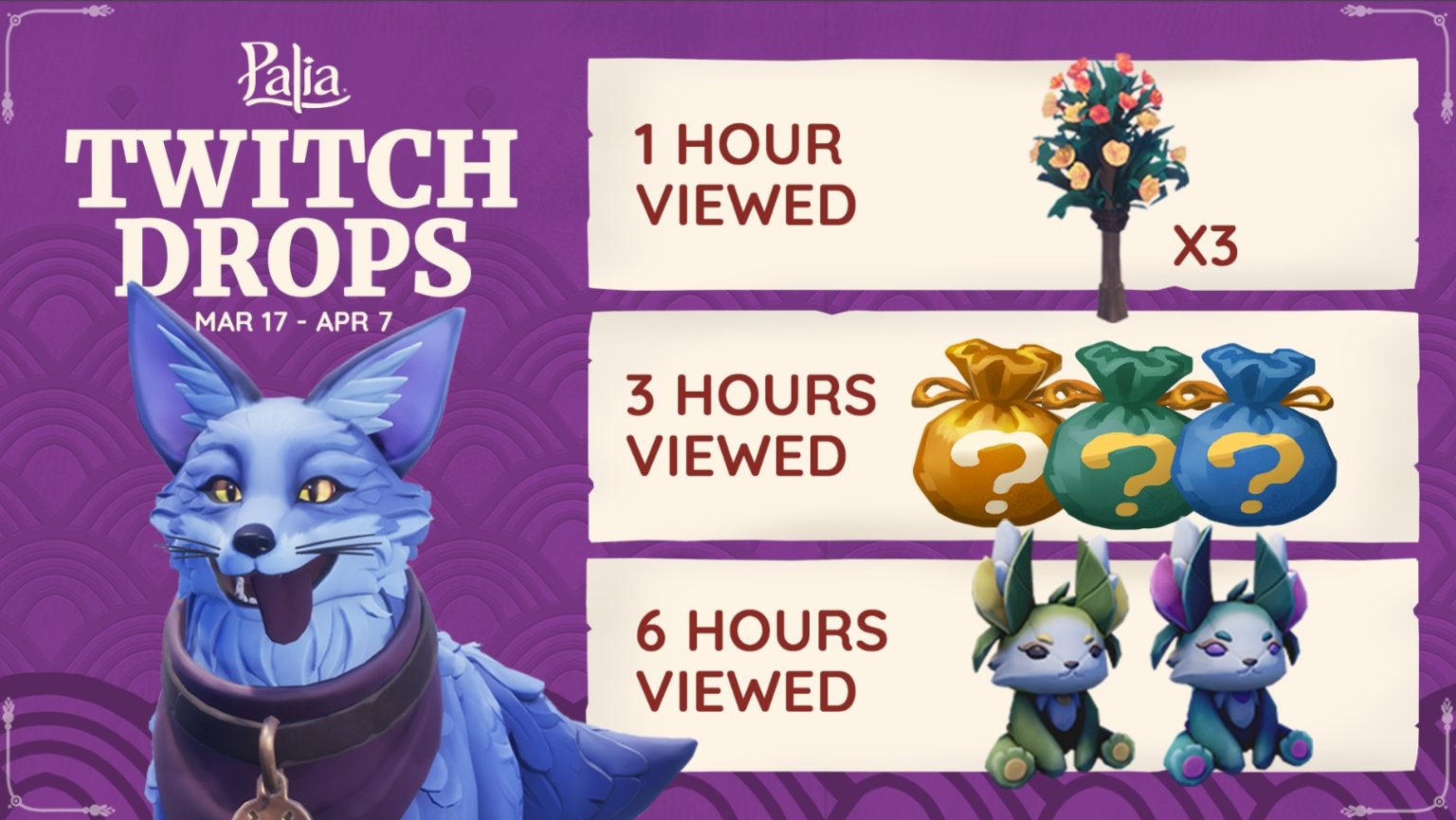 Palia New Twitch Drops for Toadstool Tales Update