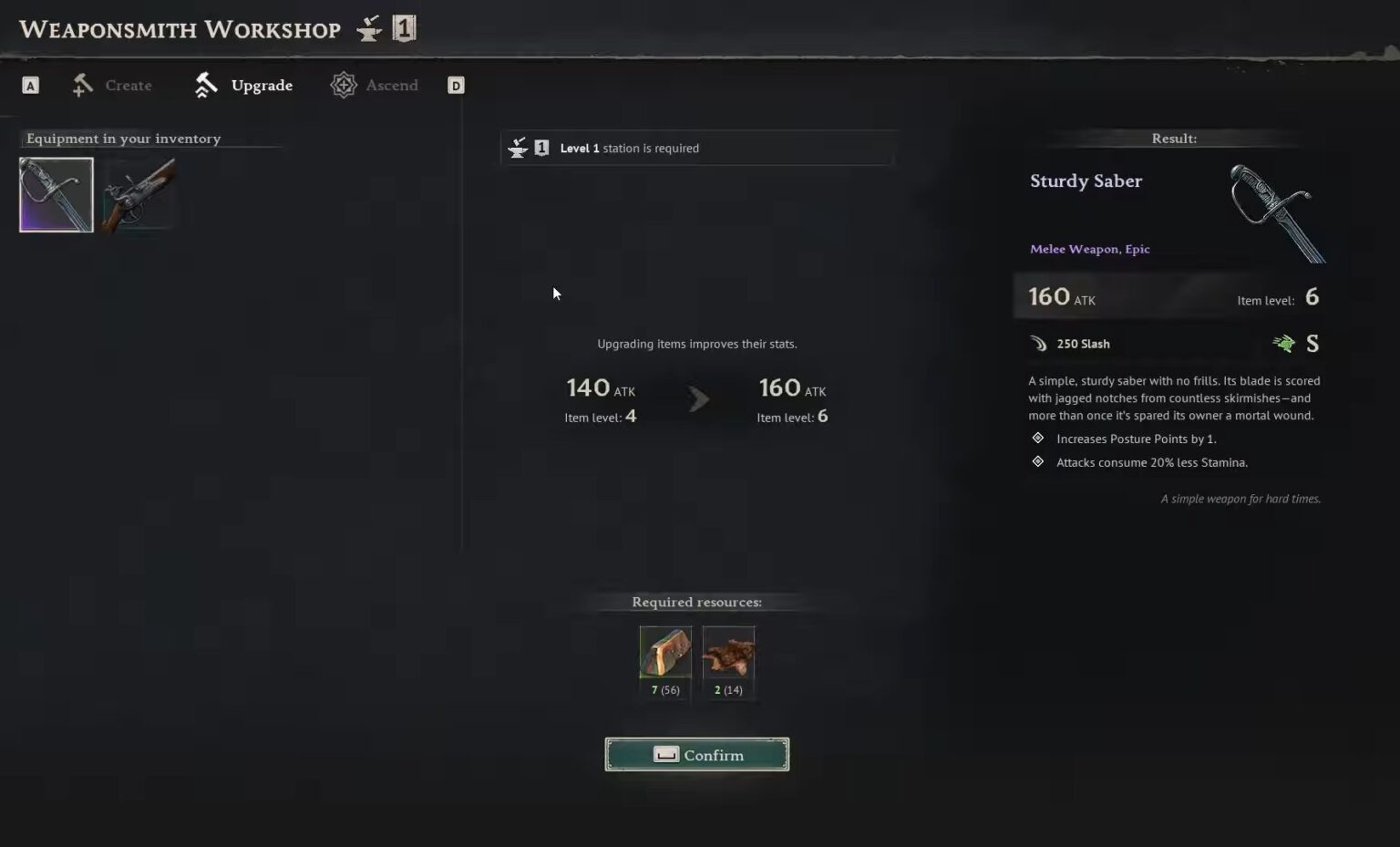 Windrose: How to Upgrade Weapons and Gear